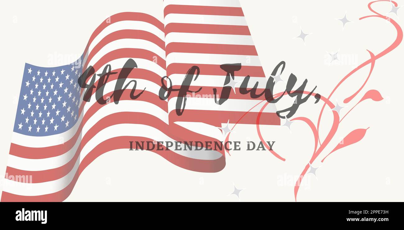 Illustration of the United States Independence Day, July 4. JPG ...