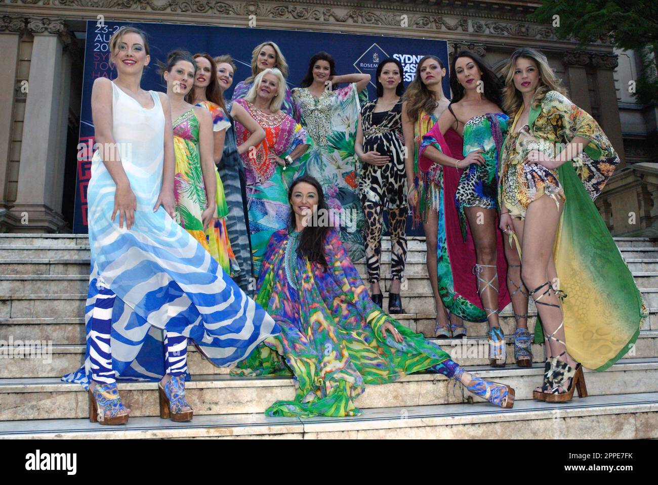 Camilla Franks, the Australian fashion designer noted for her kaftans ...