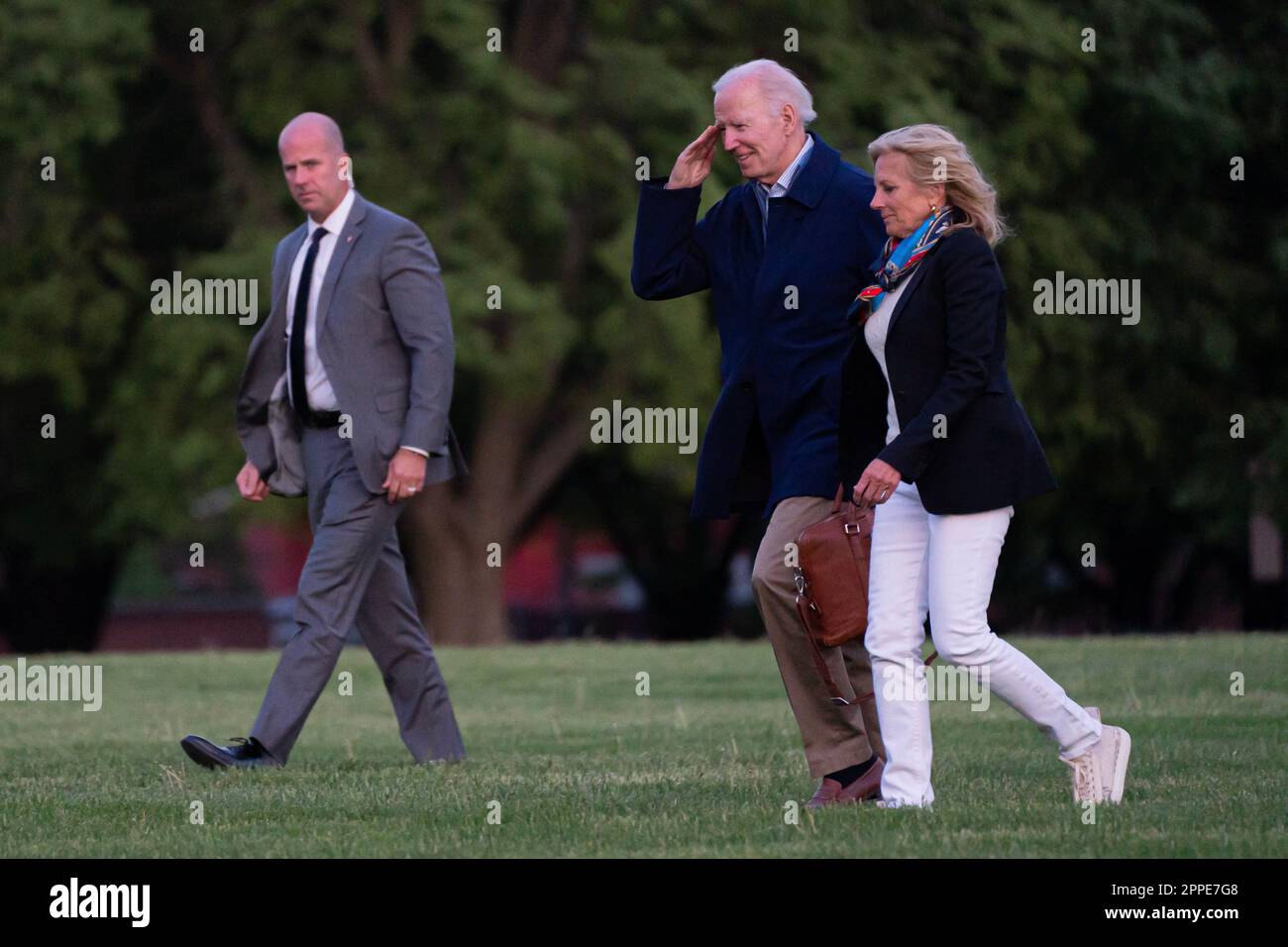 Washington, United States. 23rd Apr, 2023. US President Joe Biden and ...