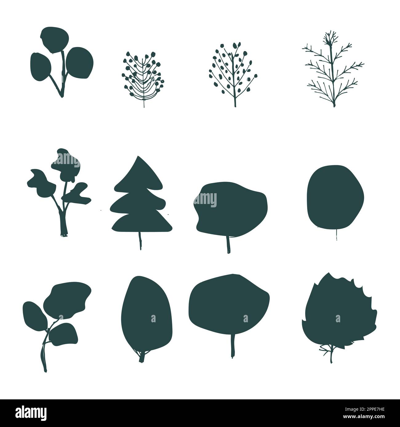 Oak branch background tall Stock Vector Images - Alamy