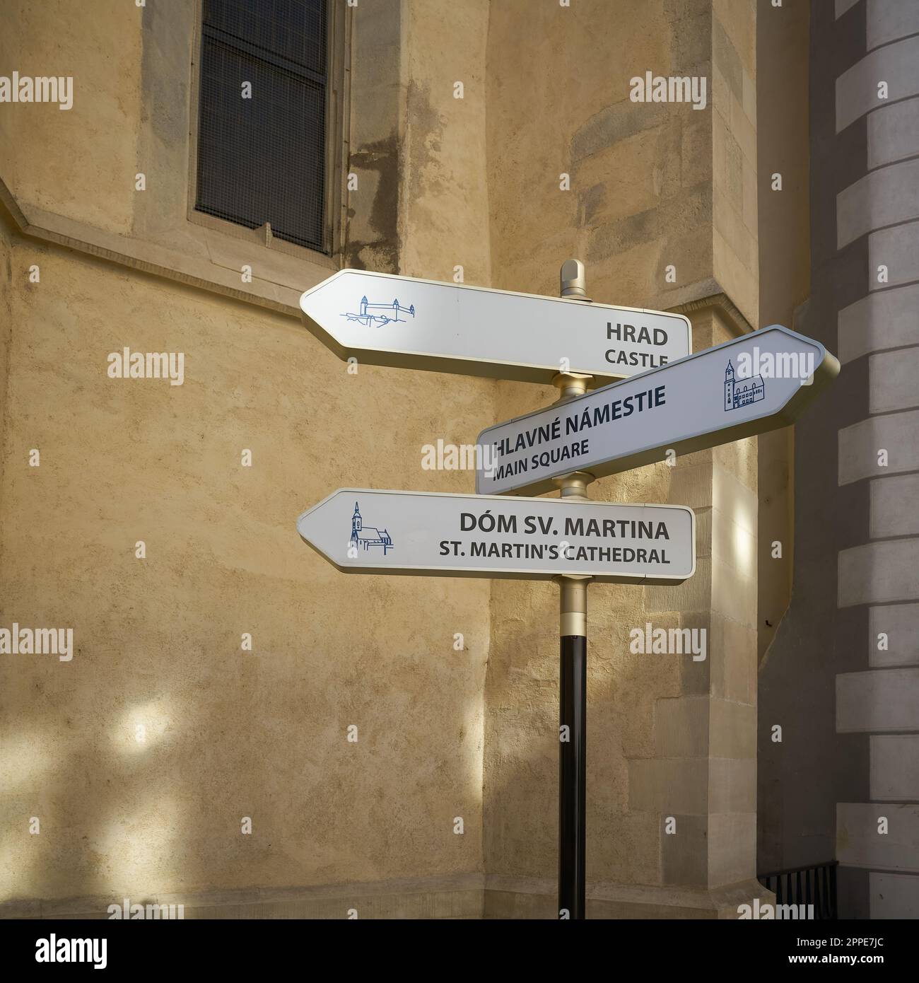 Slovakia road sign hi-res stock photography and images - Alamy