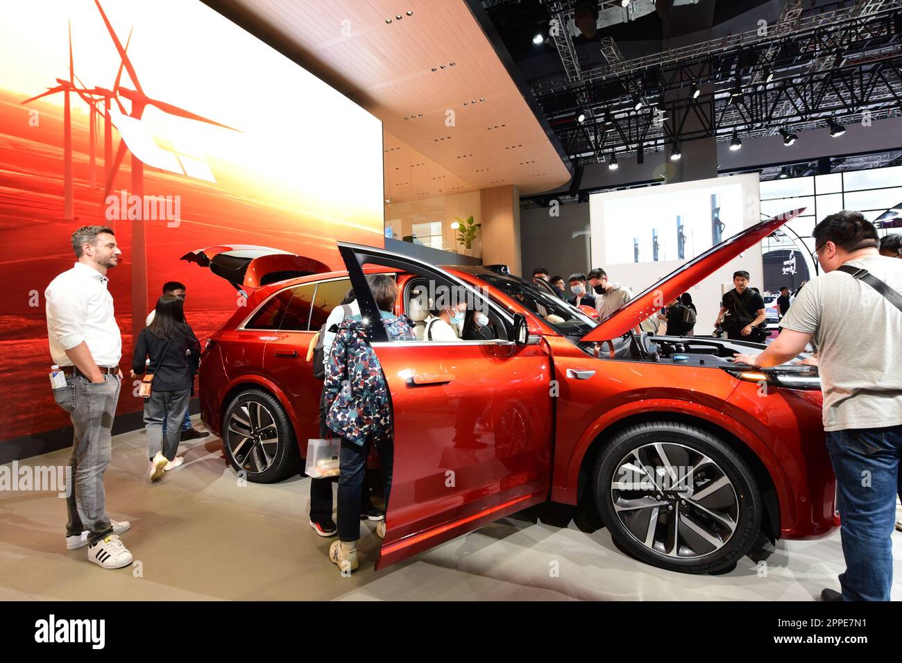SHANGHAI, CHINA - APRIL 21, 2023 - LI AUTO L9 is seen at the 2023 ...