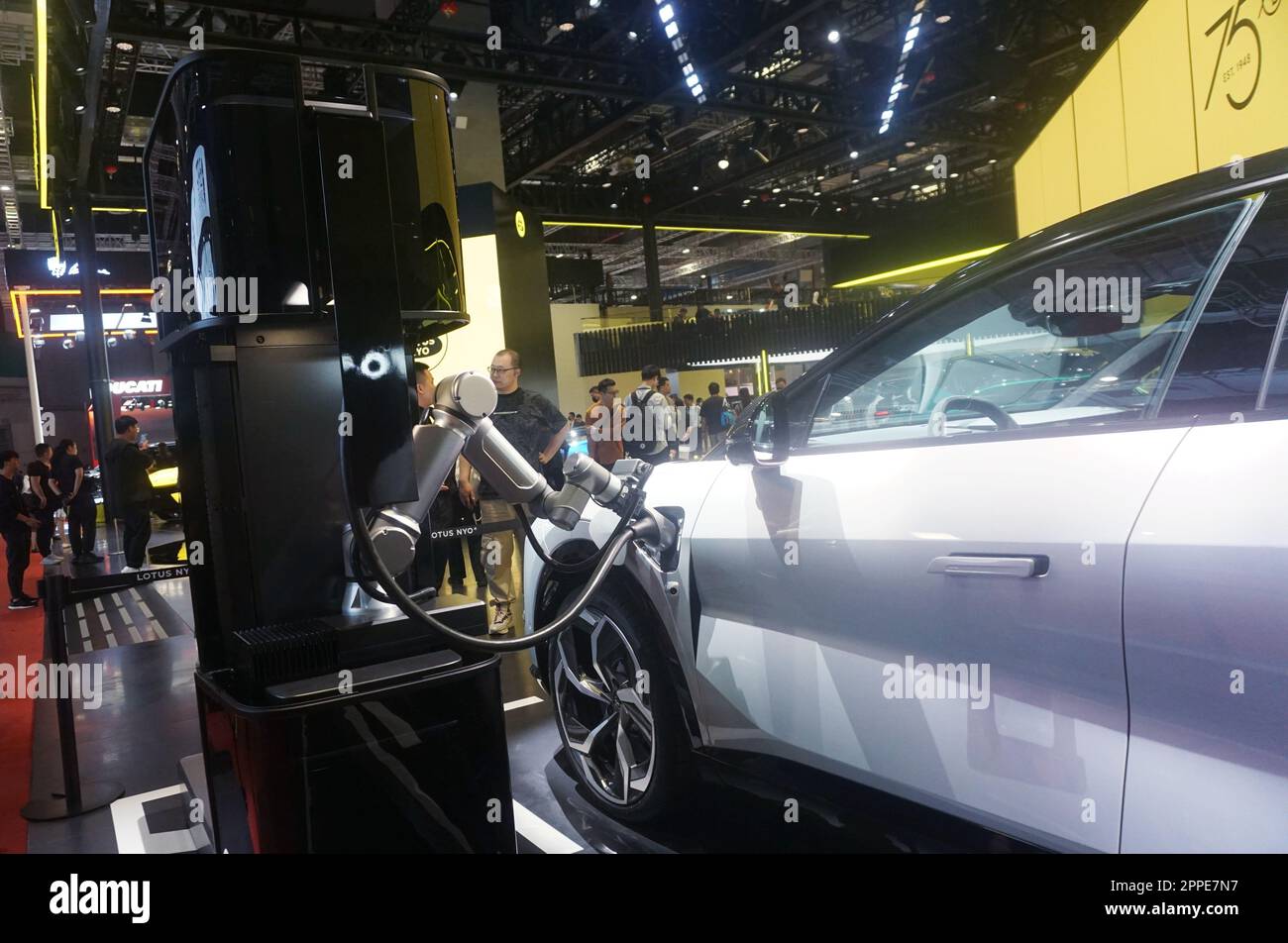 SHANGHAI, CHINA - APRIL 19, 2023 - The world's first mass-produced ...