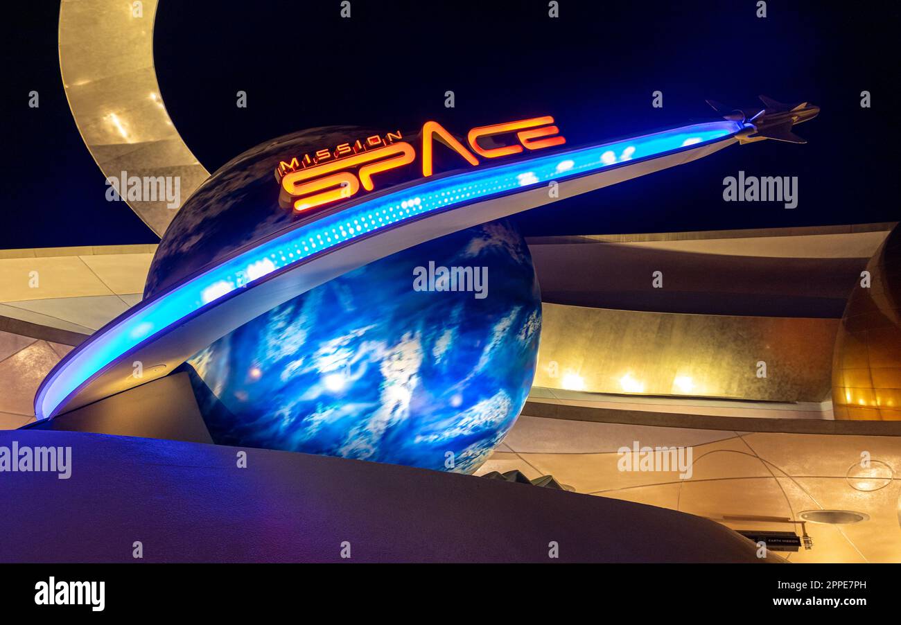 The beautiful mission space ride Stock Photo - Alamy