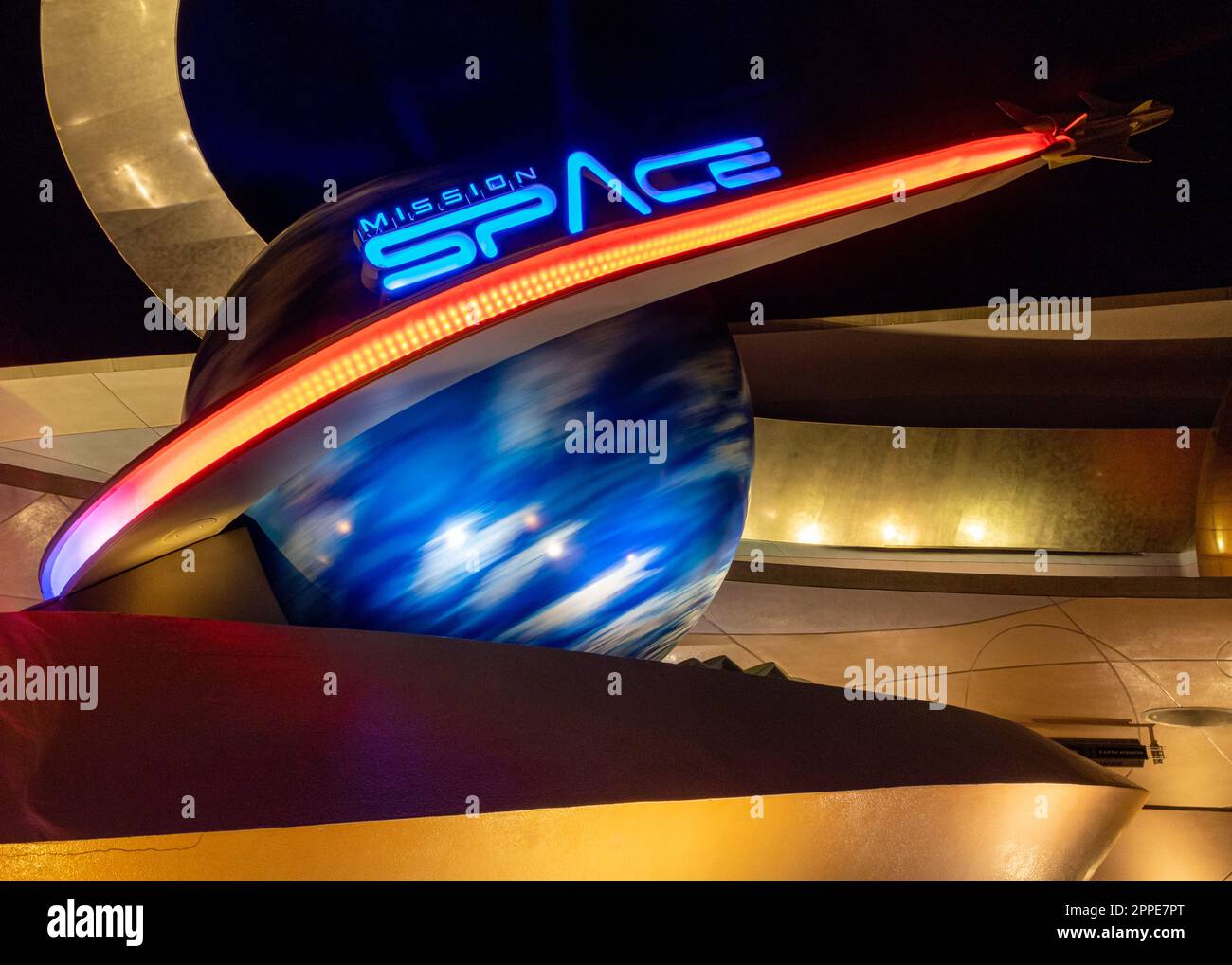 The beautiful mission space ride Stock Photo - Alamy