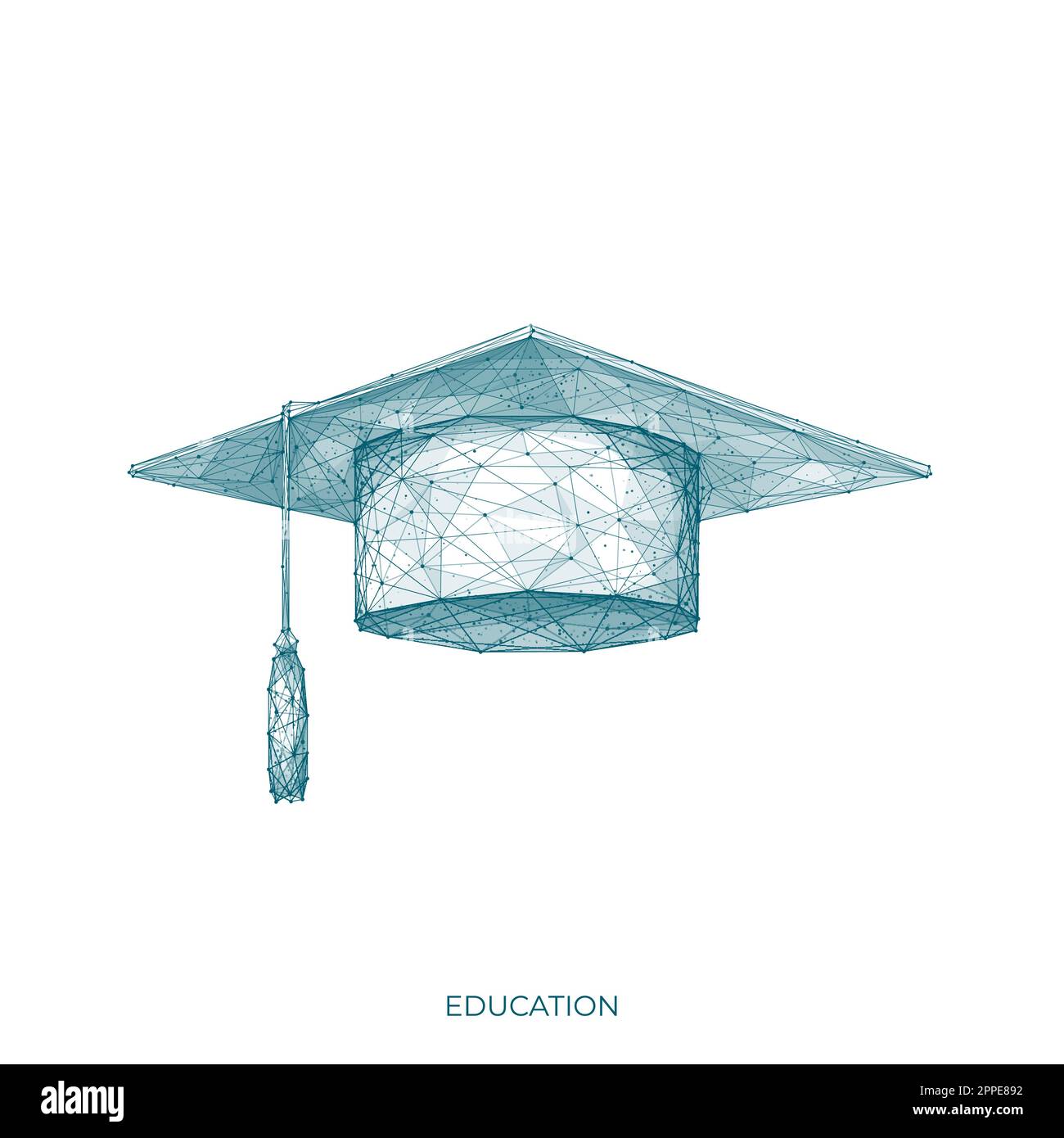 3d graduation cap student Stock Vector Images - Alamy