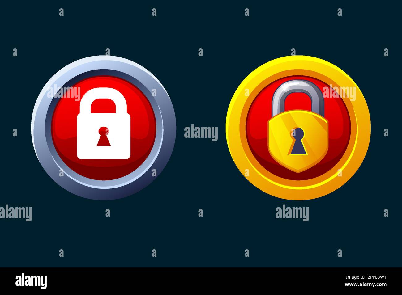 Lock code icons color Stock Vector Images - Alamy