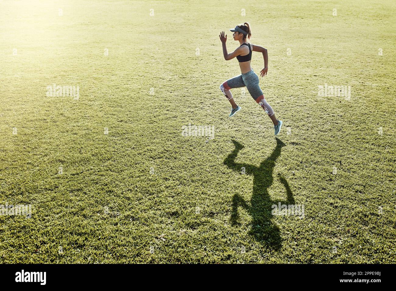 Keep putting one foot in front of the other. Full length shot of an ...