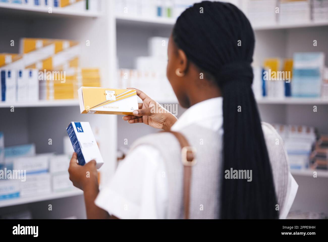 Consumer checking a product label hi-res stock photography and images ...
