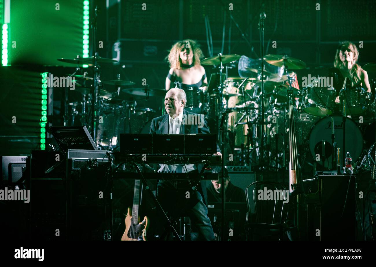 Oberhausen, Germany. 23rd Apr, 2023. Hans Zimmer is on stage at the ...
