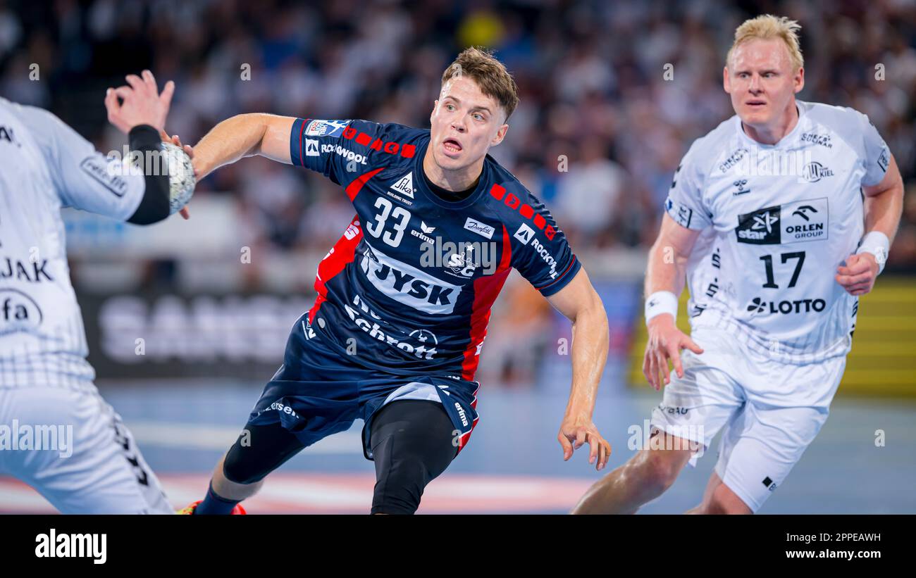 Kiel, Germany. 23rd Apr, 2023. Handball: Bundesliga, THW Kiel - SG ...