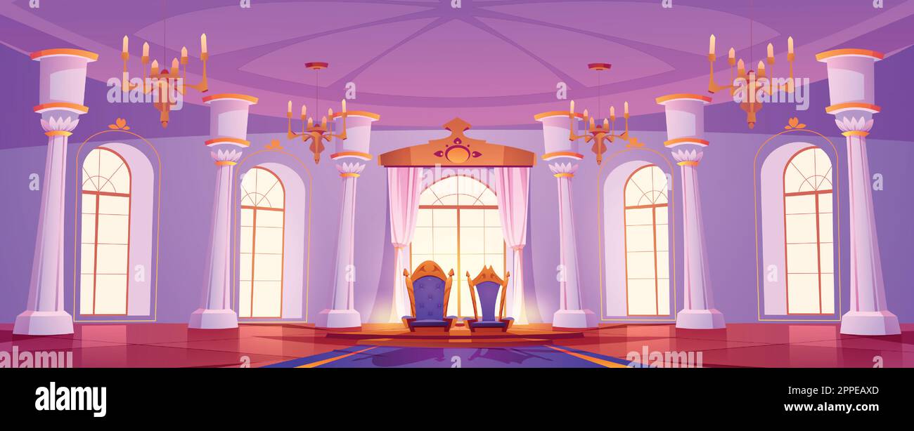 Cartoon Palace Italy Fairy Tale Castle. Vector Imagination Child