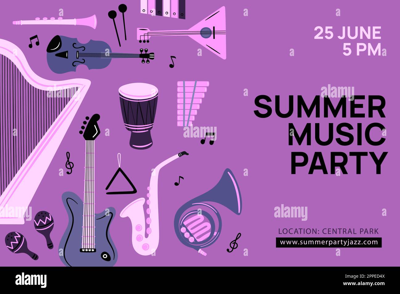 Musical festival poster. Classic orchestra. Chamber symphony concert ...