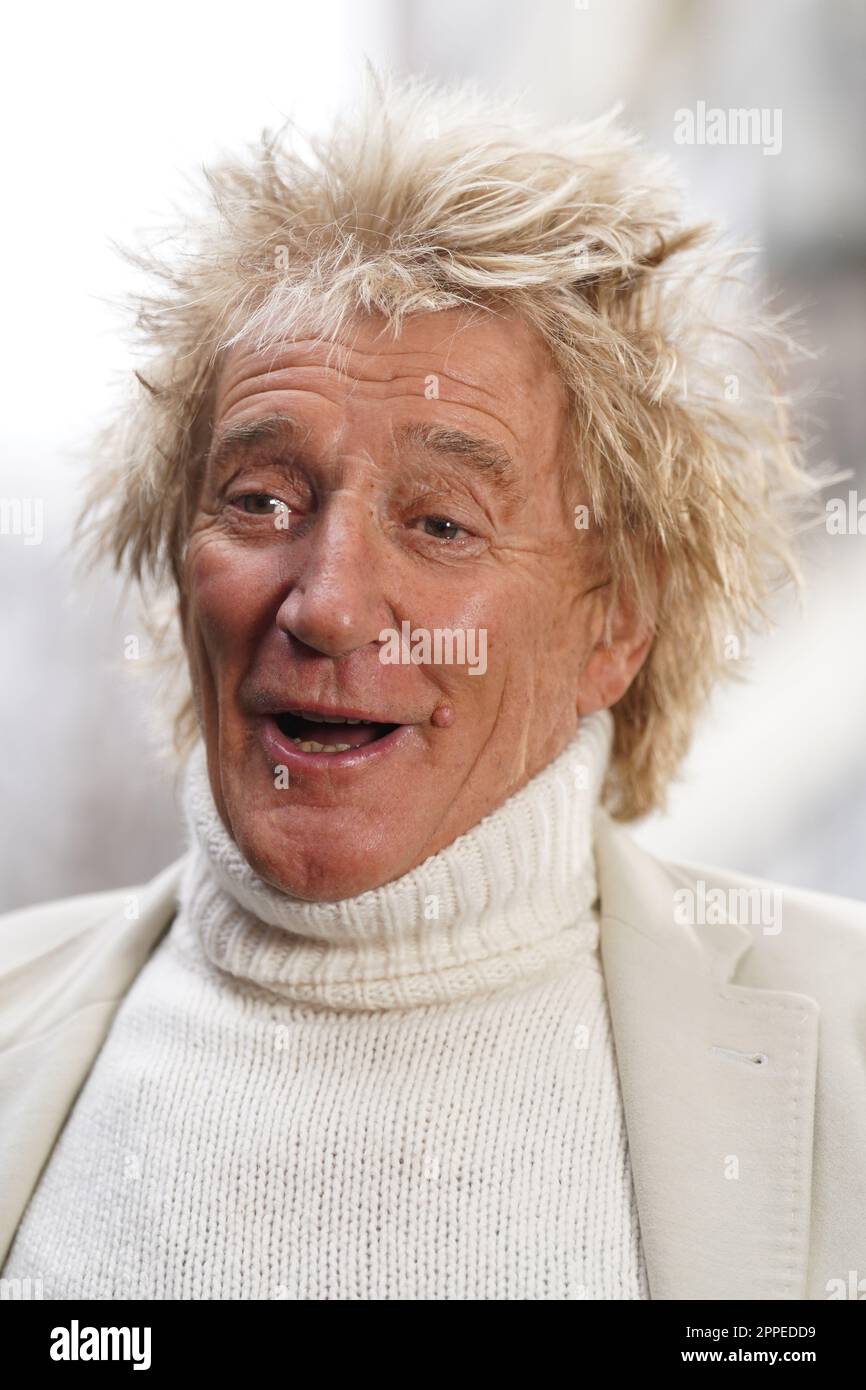 File photo dated 24/02/23 of Sir Rod Stewart during a visit to the ...