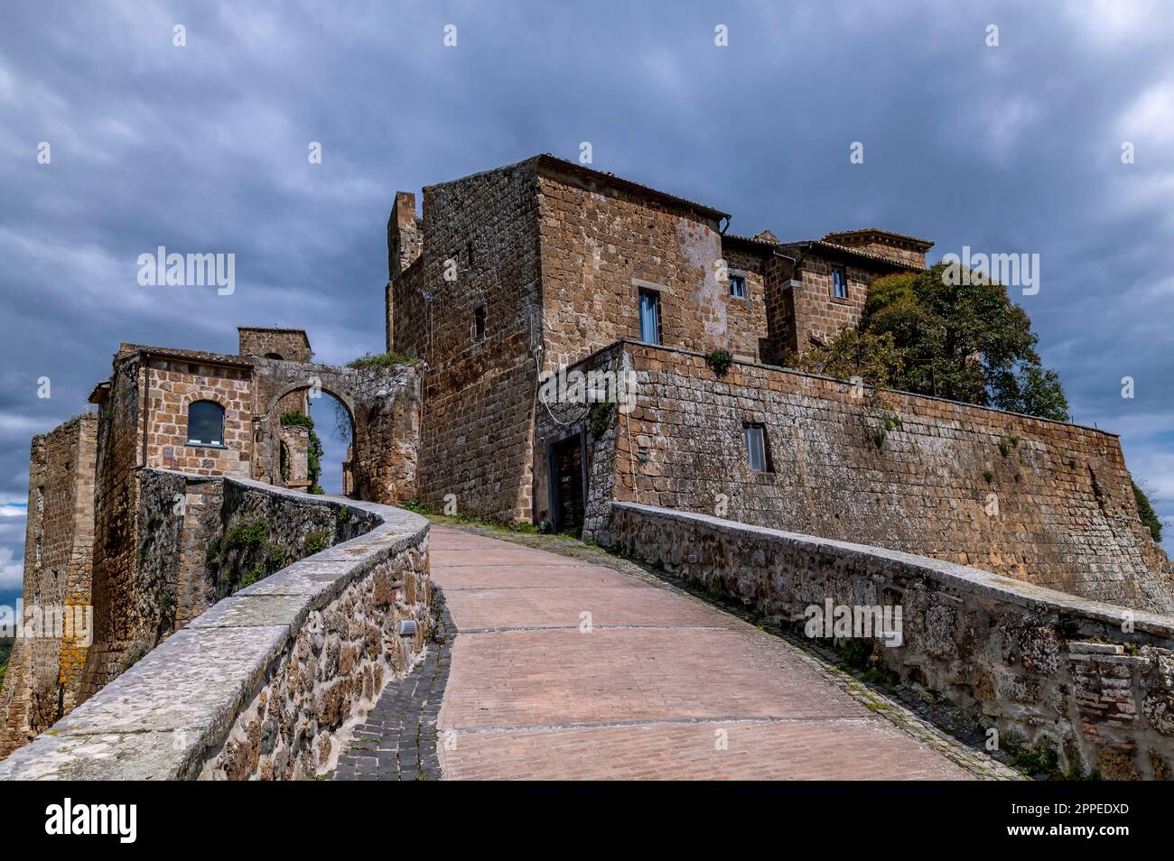 The ancient ghost town of Celleno, Viterbo, Italy Stock Photo - Alamy