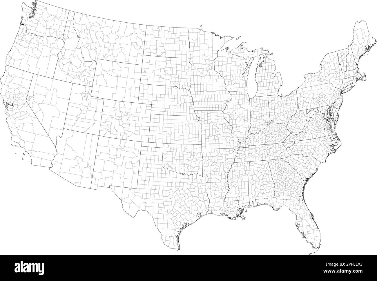 Usa map outline Black and White Stock Photos & Images - Alamy Usa map outline Black and White Stock Photos & Images - Alamy