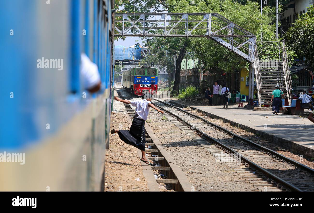 Largest railway myanmar hi-res stock photography and images - Alamy