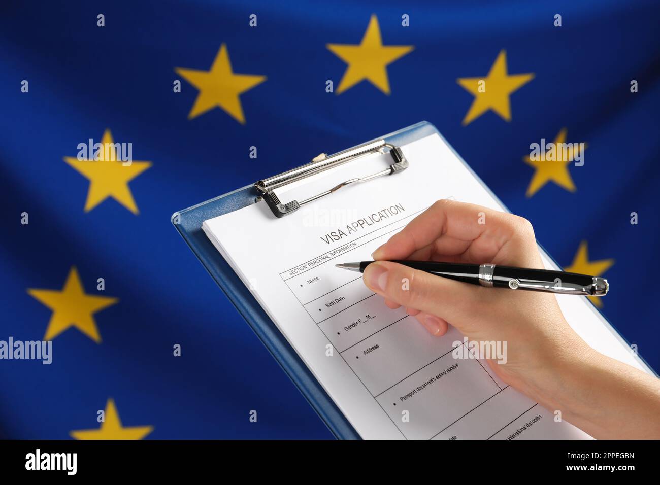 Schengen visa application hi-res stock photography and images - Alamy