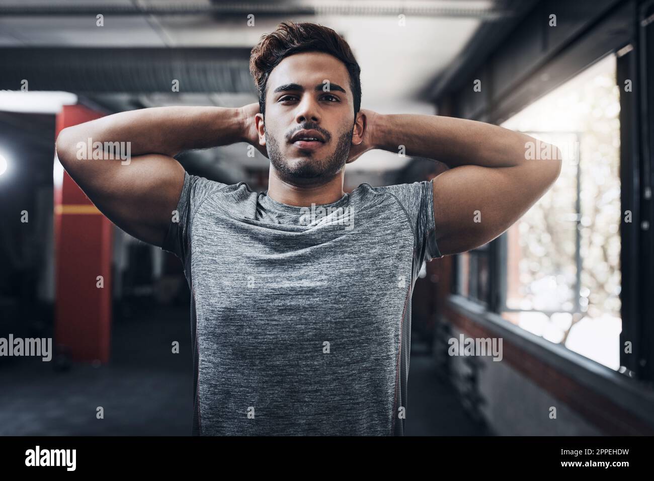 Get healthy and stay healthy. Portrait of a handsome young man at the ...