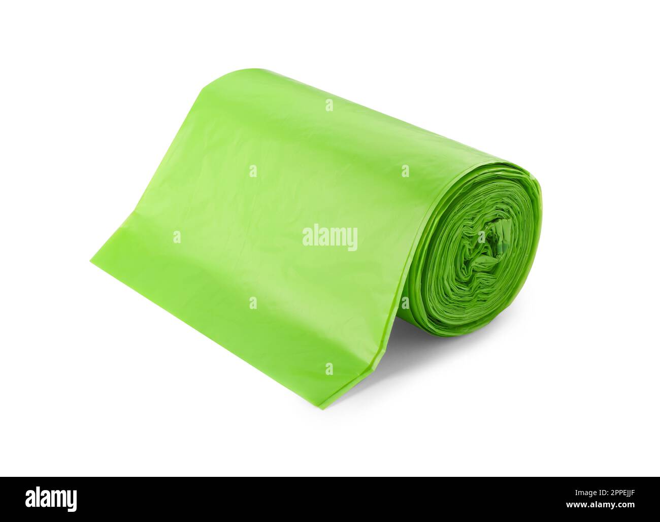 Green roll garbage bags hi-res stock photography and images - Alamy