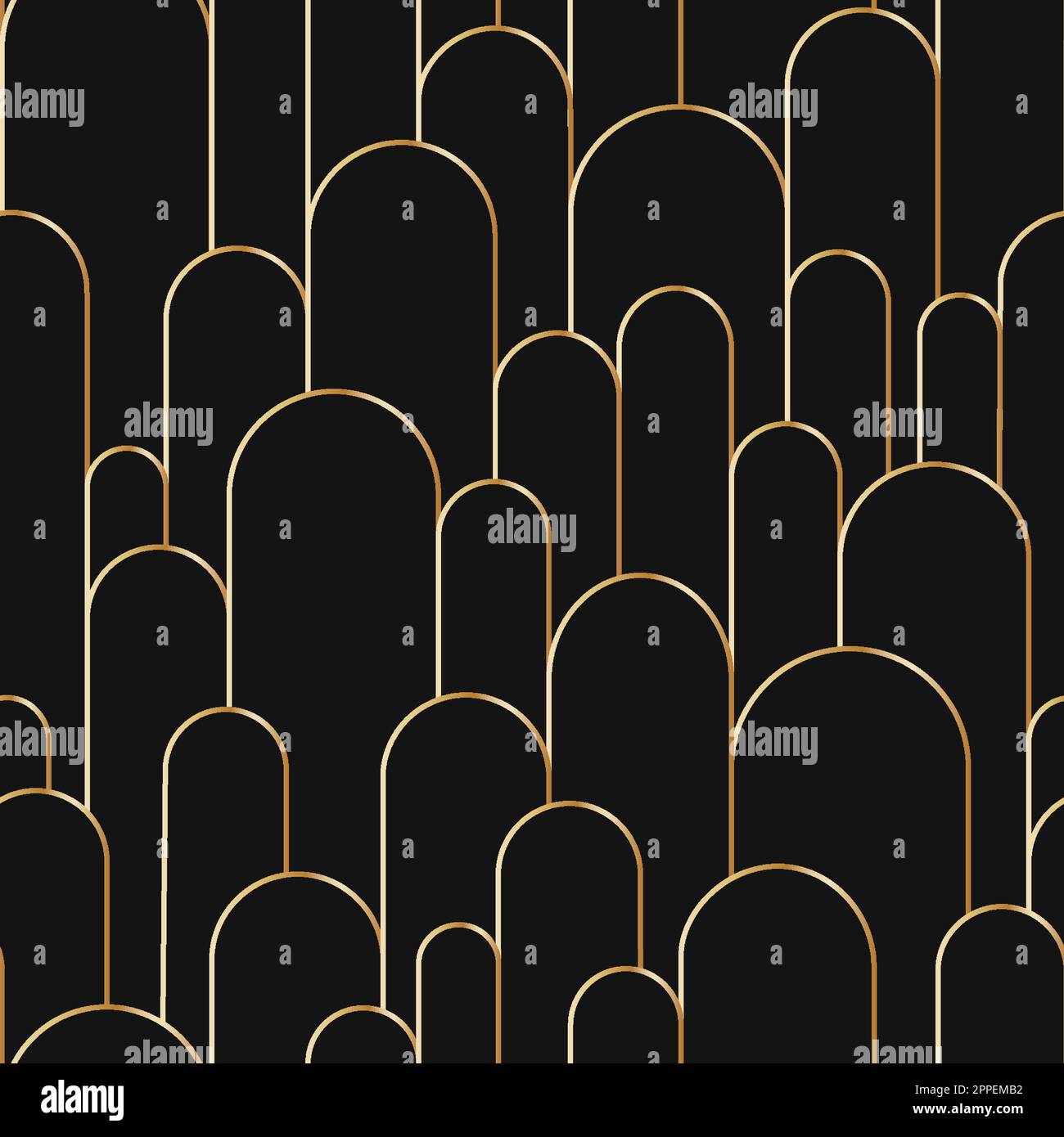 Boho arch seamless pattern. Geometric art deco simple background ...