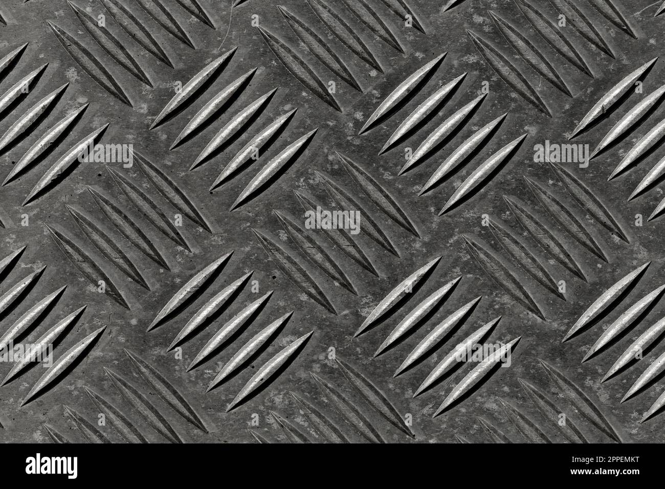 Diamond dirty steel metal plate background texture Stock Photo - Alamy