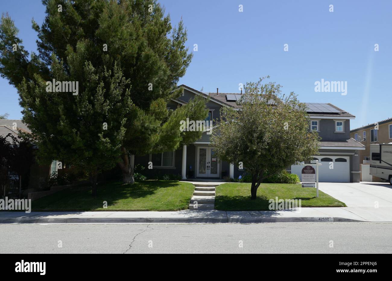 Lancaster, California, USA 23rd April 2023 Singer Aaron Carter's Former ...