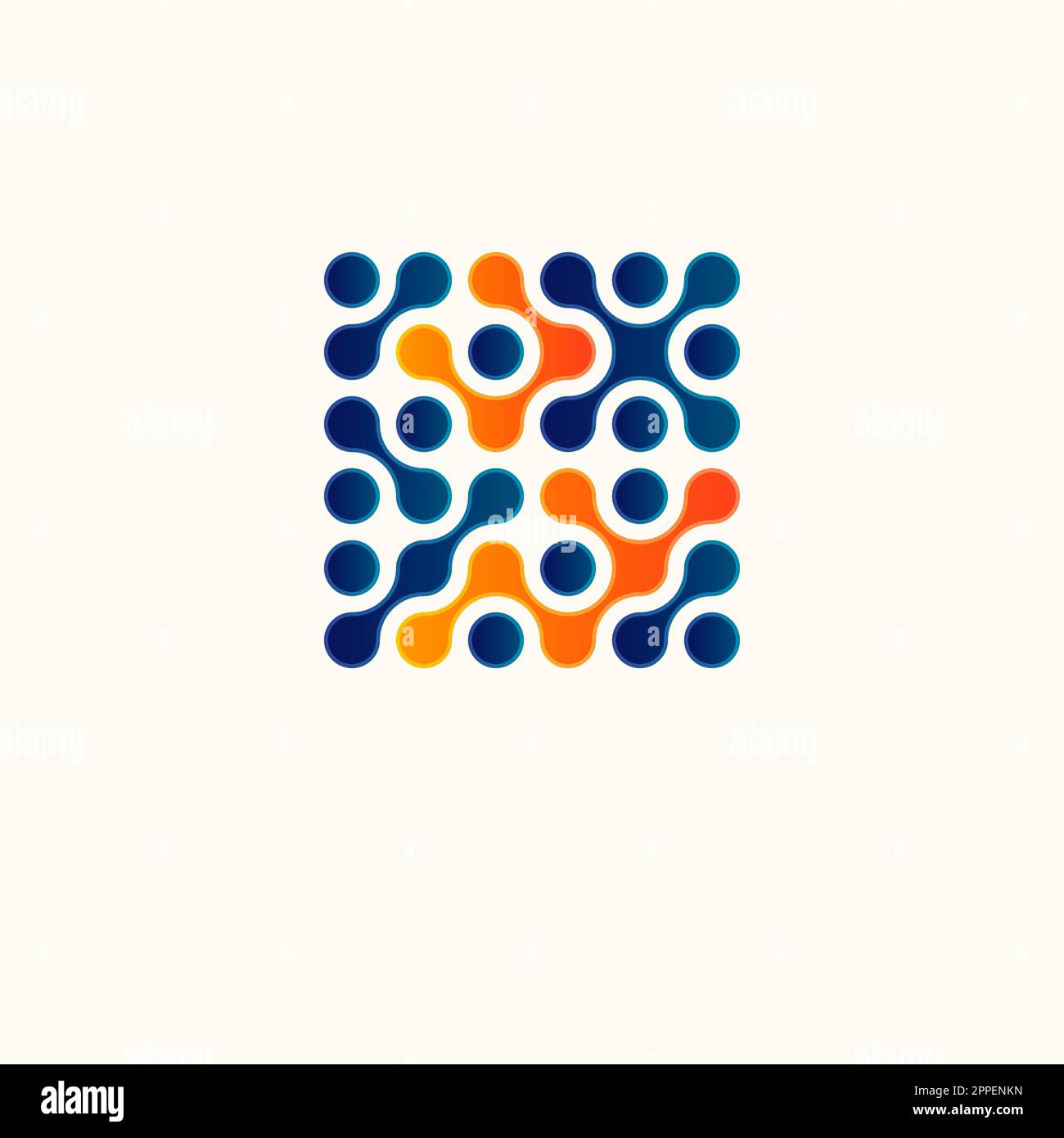 Square liquid dots design hi-res stock photography and images - Alamy