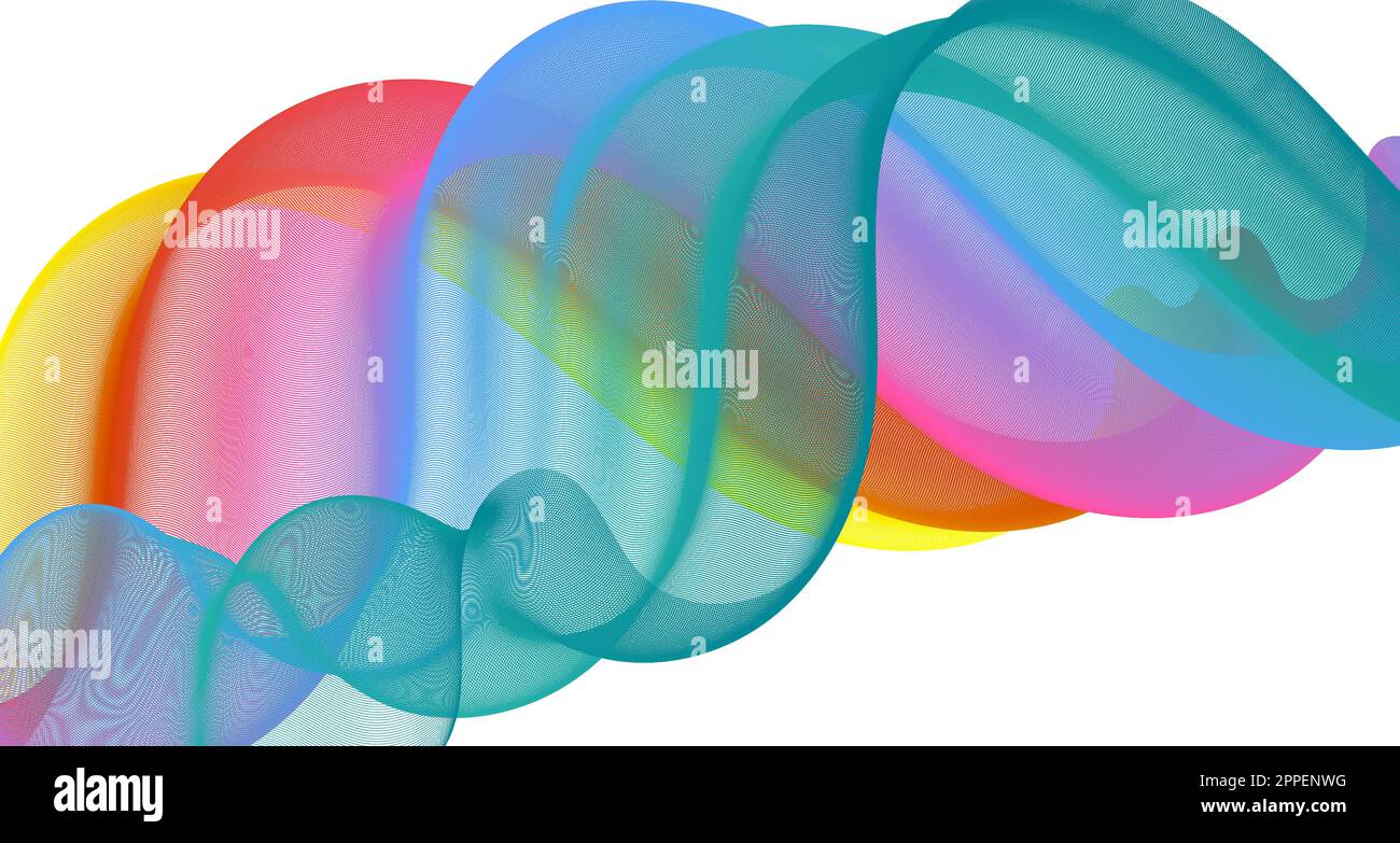 Poster with music abstract linear wave Stock Vector Image & Art - Alamy