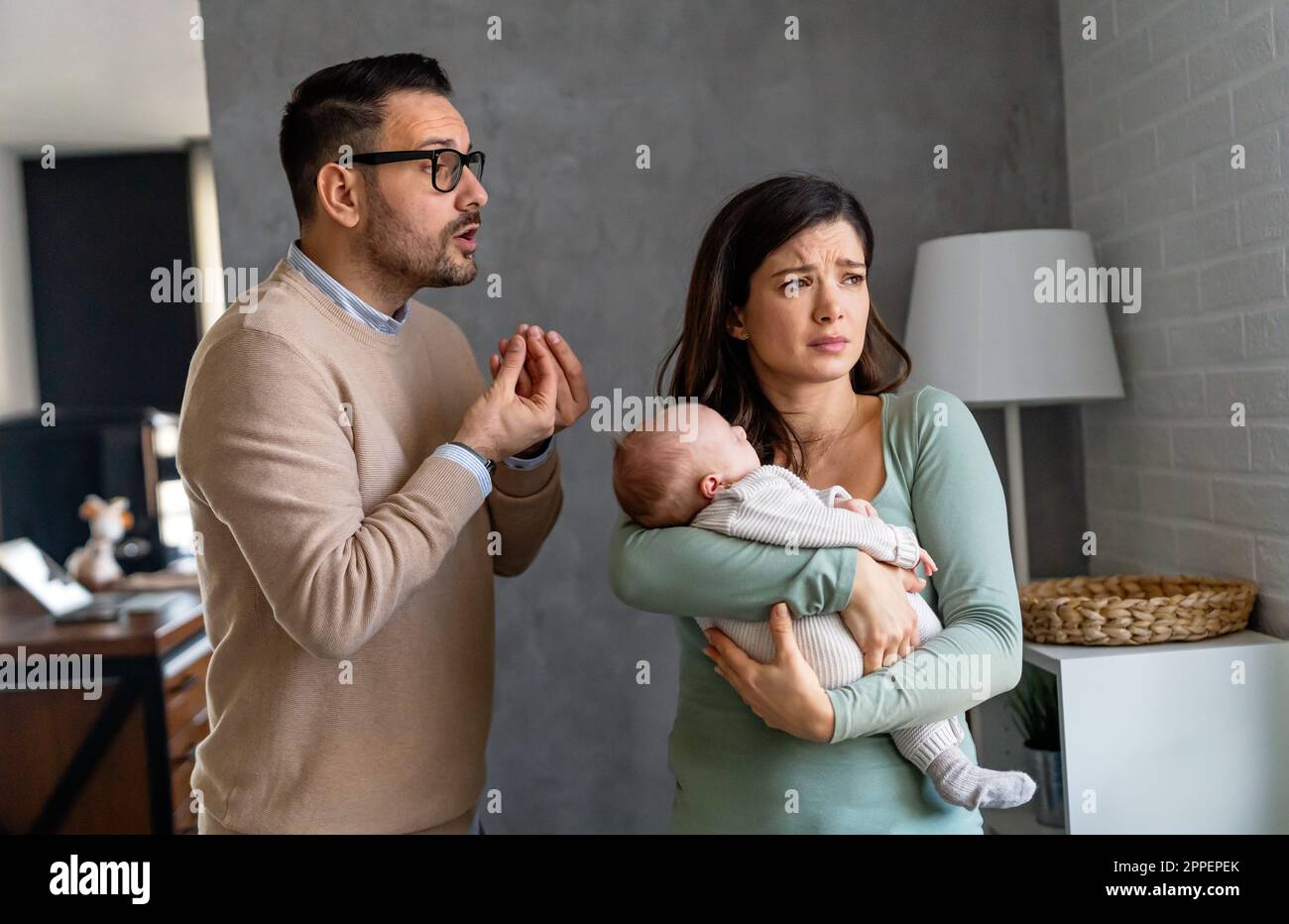Male postnatal depression hi-res stock photography and images - Alamy