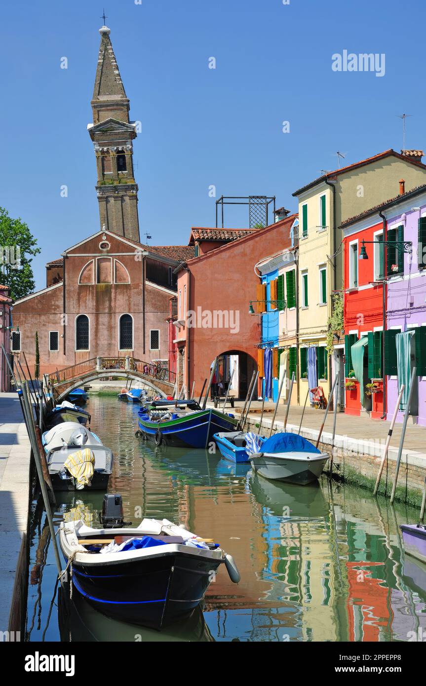 Burano,Lagoon of Venice,Adriatic Sea,Veneto,Italy Stock Photo - Alamy