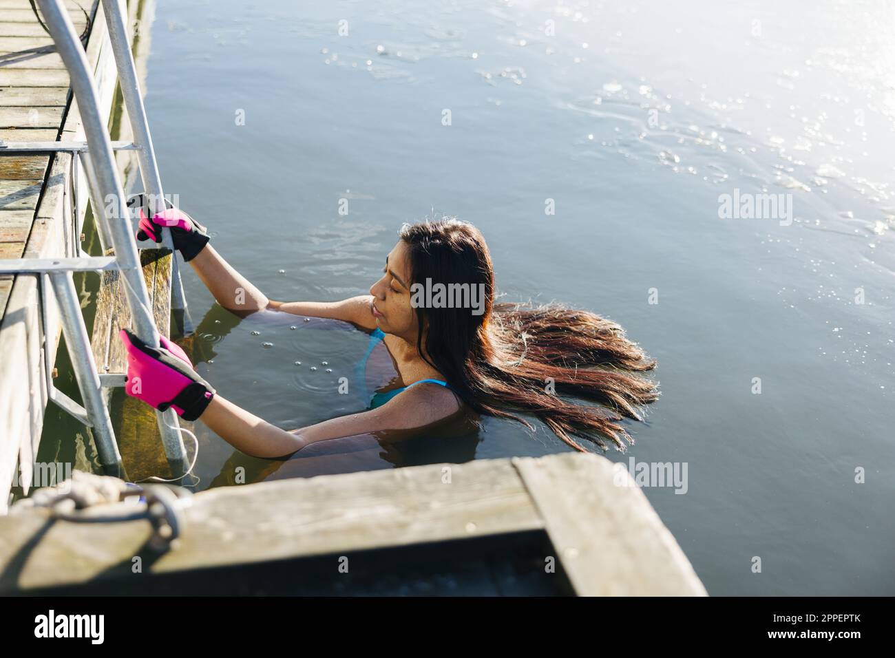 Swimming glove hi-res stock photography and images - Alamy