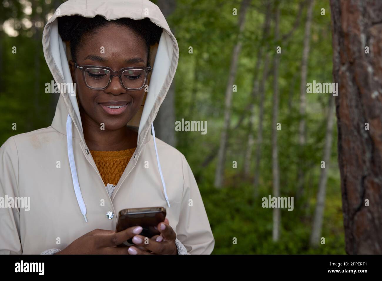 Camper standing smiling outdoor hi-res stock photography and images - Alamy