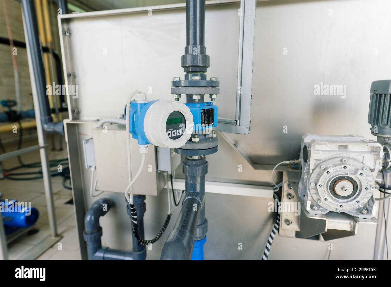 Boiler station and boiler room. Engine room, technical equipment Stock ...