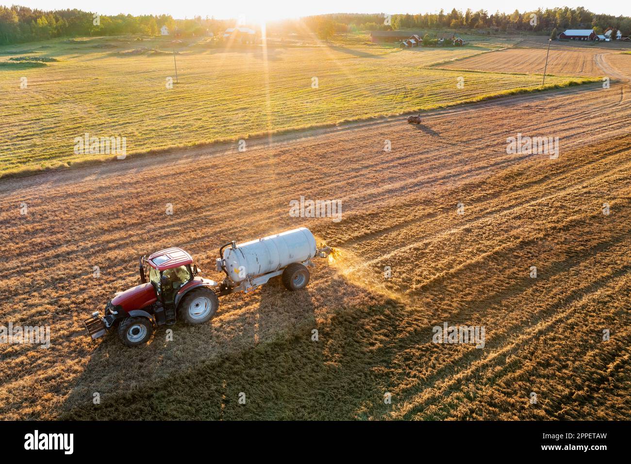 Rural scenery farm life aerial hi-res stock photography and images - Alamy