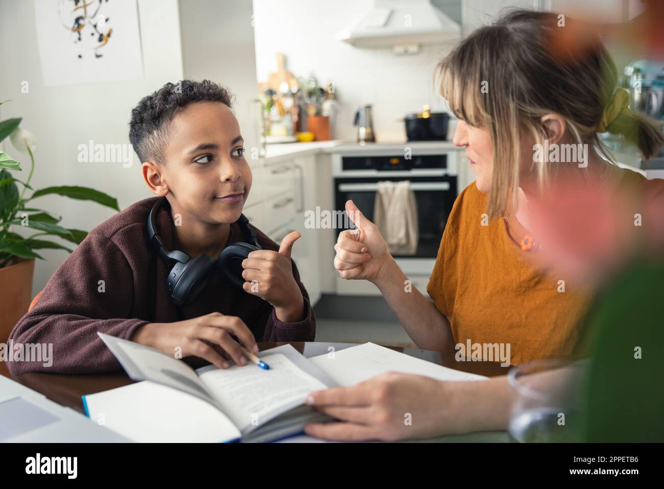 Homework talk hi-res stock photography and images - Alamy