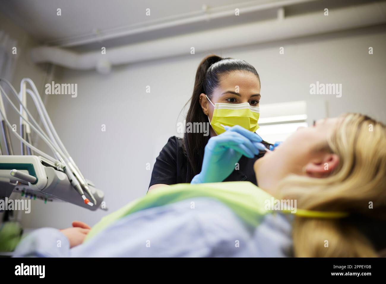 Dentist work patient in hi-res stock photography and images - Alamy