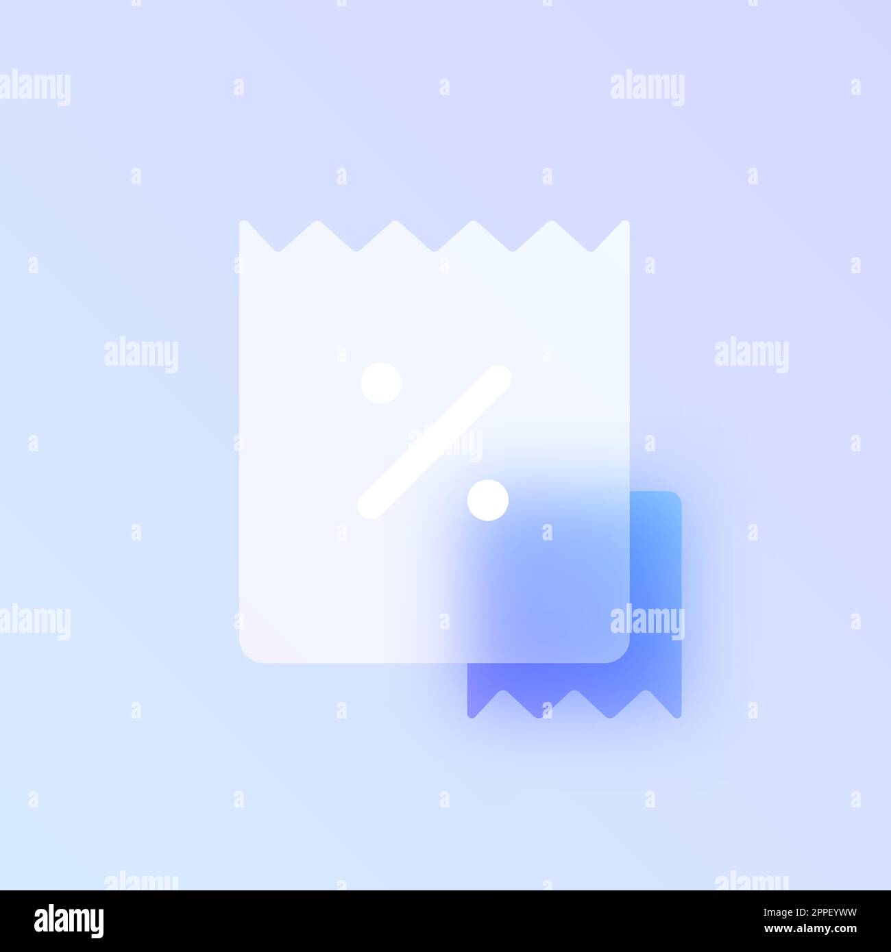 receipt glass morphism trendy style icon Stock Vector Image & Art - Alamy