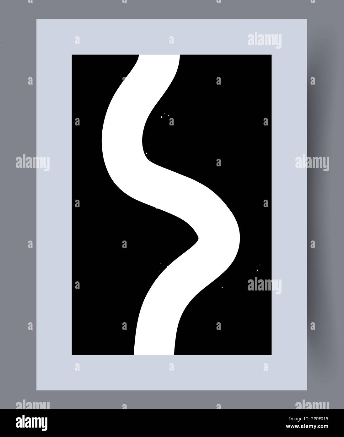 Abstract line vertical wave wall art print Stock Vector Image & Art - Alamy