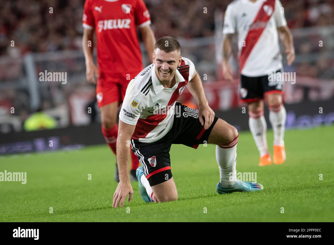 Buenos Aires, Argentina. 23rd Apr, 2023. Lucas Beltran of River Plate ...