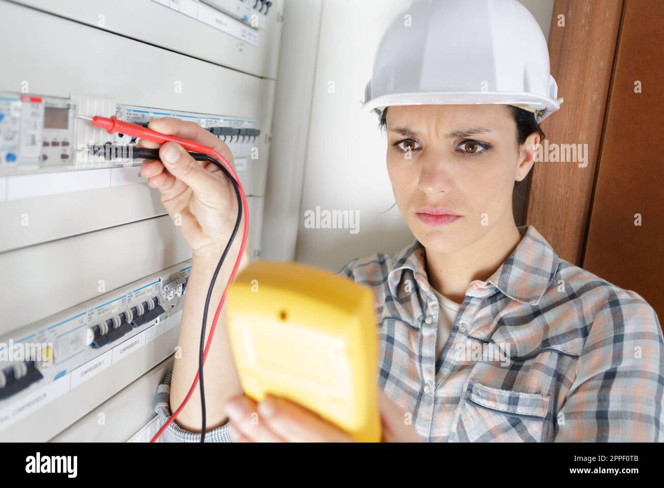 Electrical engineer testing fuse hi-res stock photography and images ...