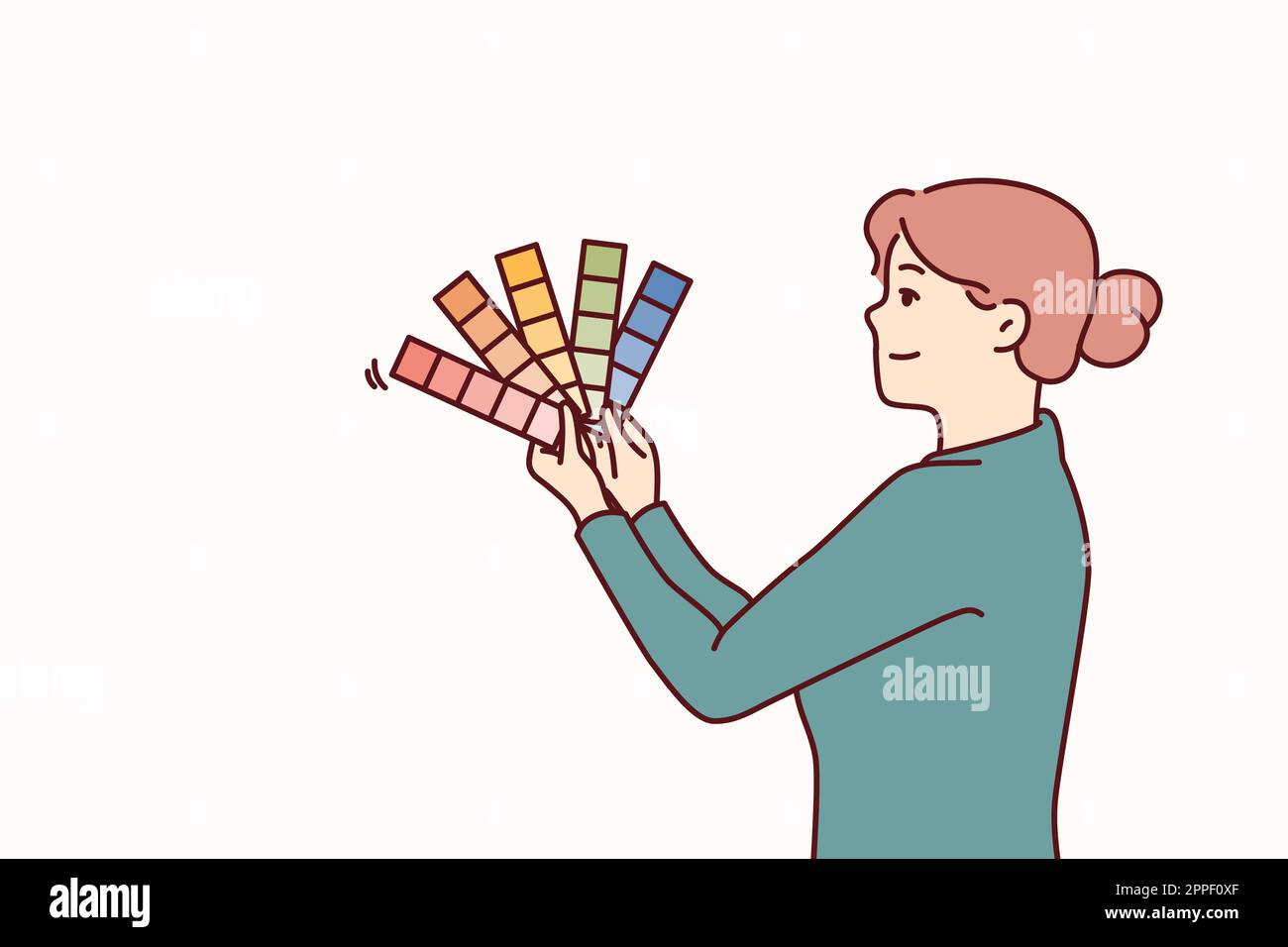 Woman color swatch Stock Vector Images - Alamy