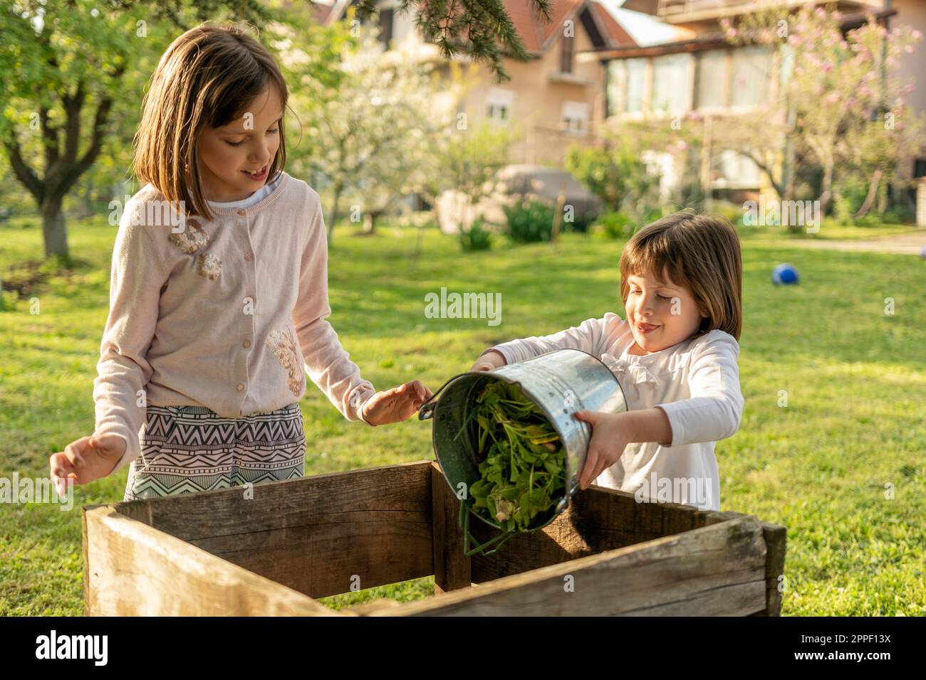Recycling bin children hi-res stock photography and images - Alamy