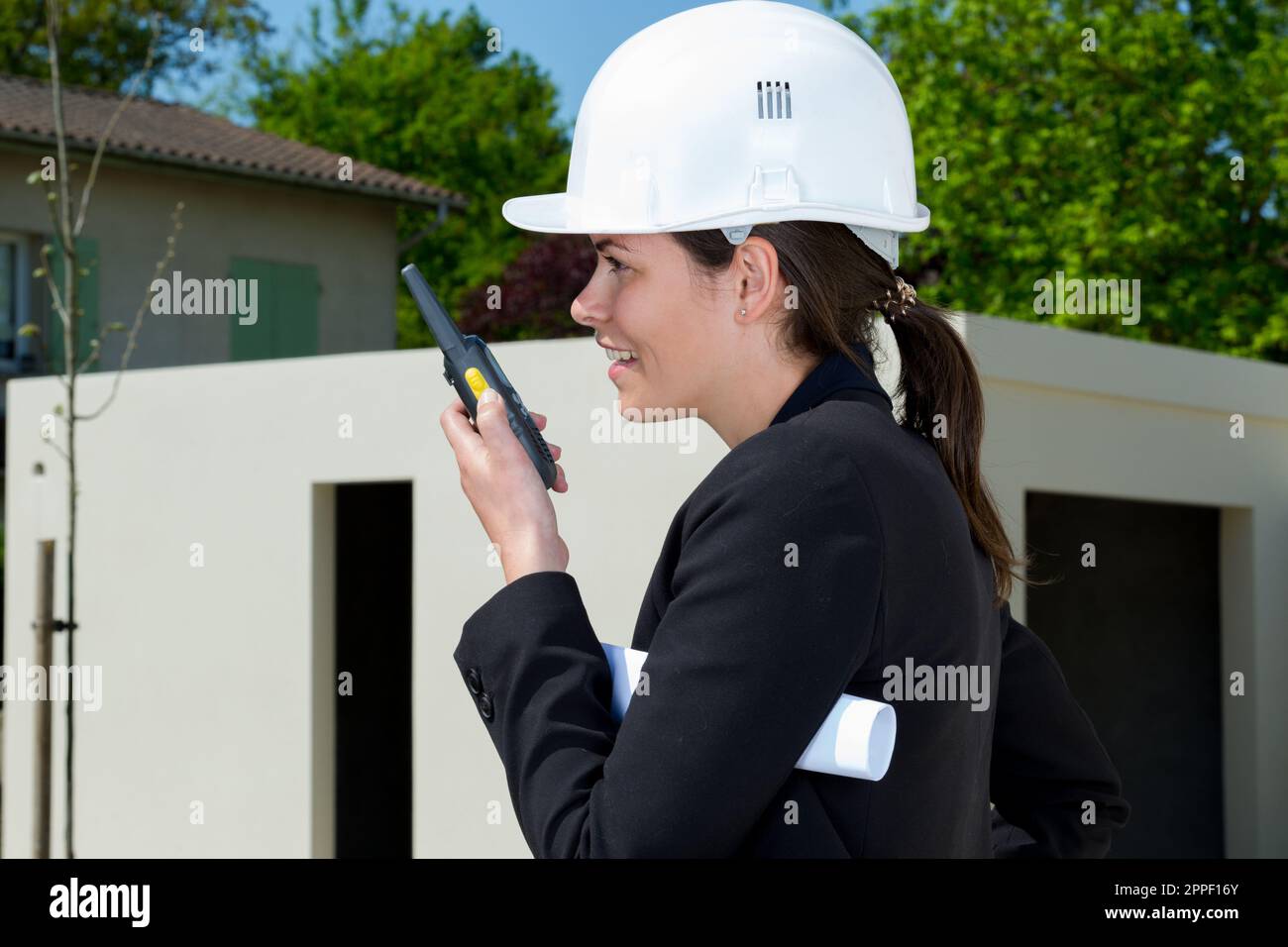 Confident female civil engineer hi-res stock photography and images - Alamy