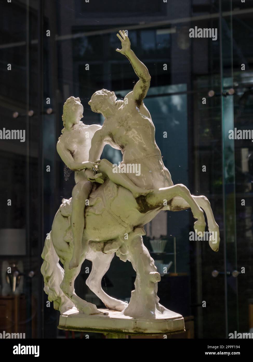 Berlin, Germany - May, 2022: Small figure of Centaur and Nymph seen in ...