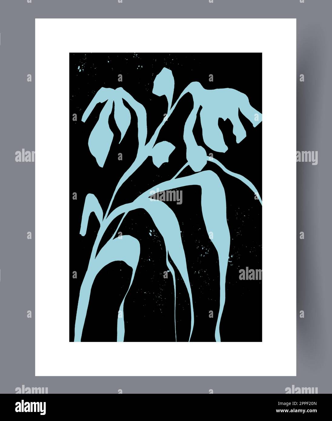 Abstract forms shambolic object wall art print Stock Vector Image & Art ...