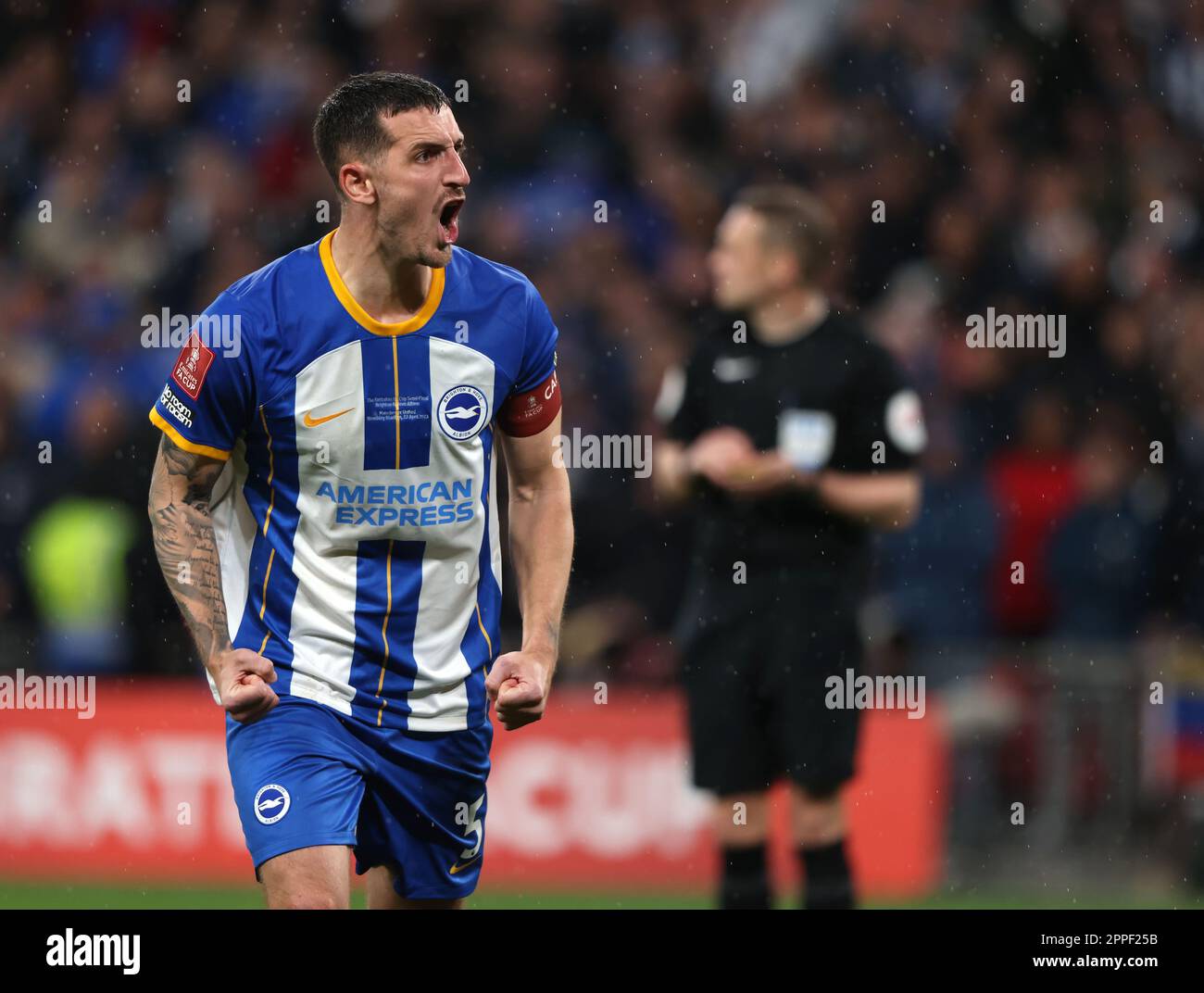 London, UK. 23rd Apr, 2023. Lewis Dunk (B&HA)Lewis Dunk (B&HA ...