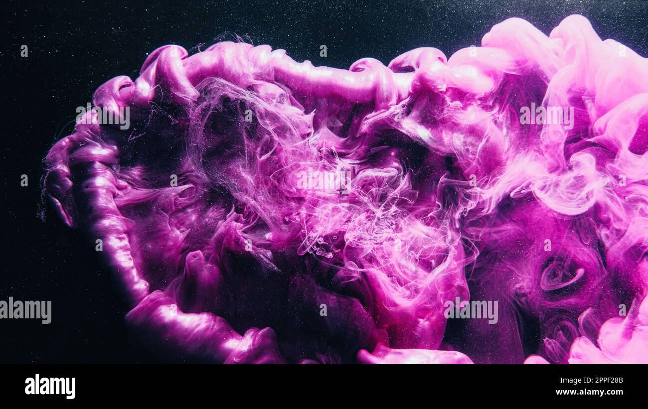Fluid splash vapor cloud purple hi-res stock photography and images - Alamy