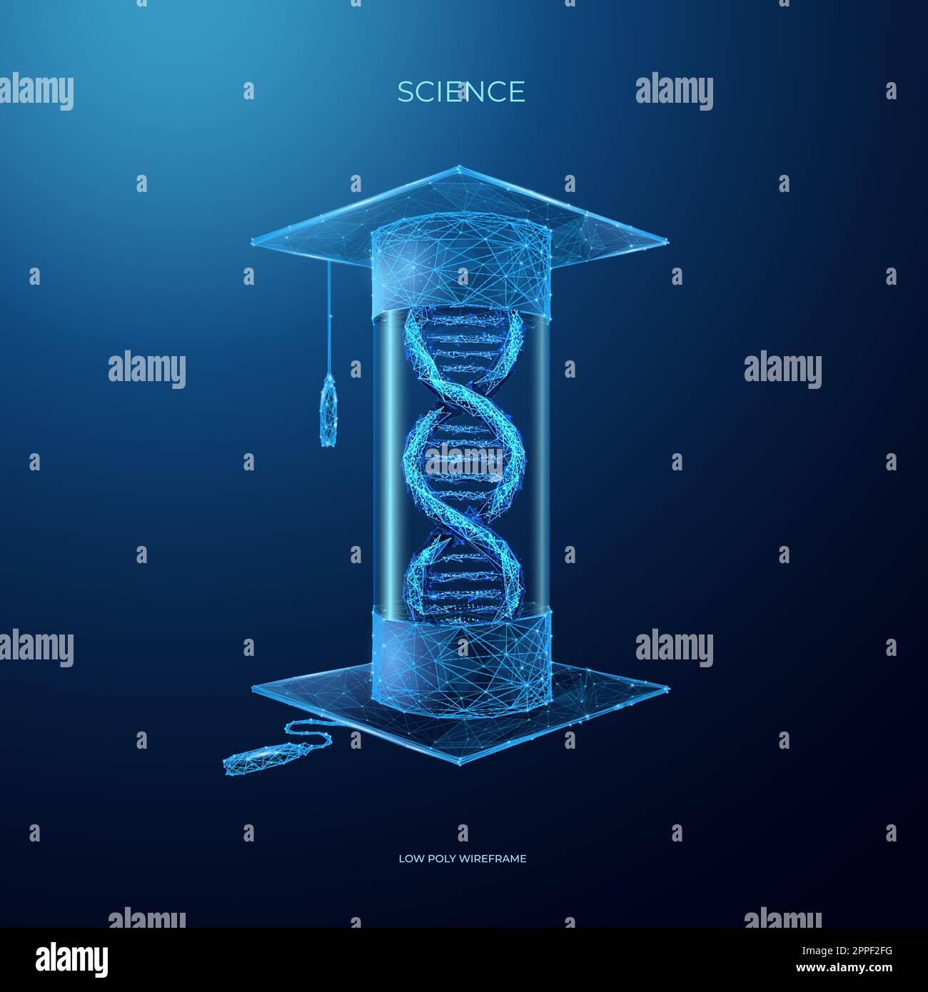 Graduation cap and DNA Stock Vector Image & Art - Alamy