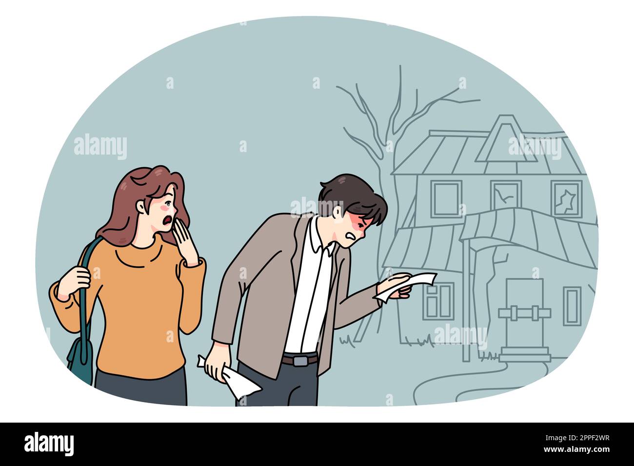 Frustrated couple buyers shocked with price of old ruined house ...